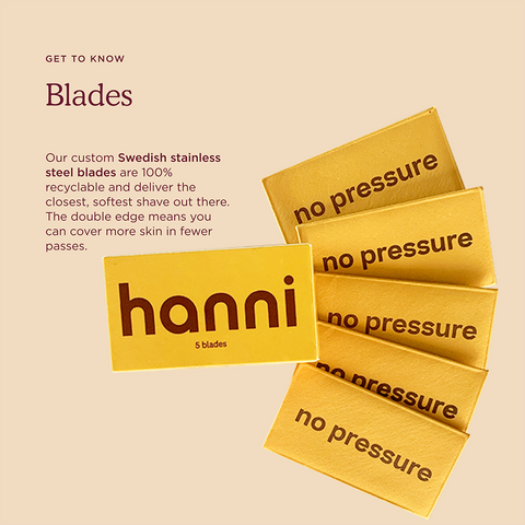 double edge razor blades | the weighted razor | hanni