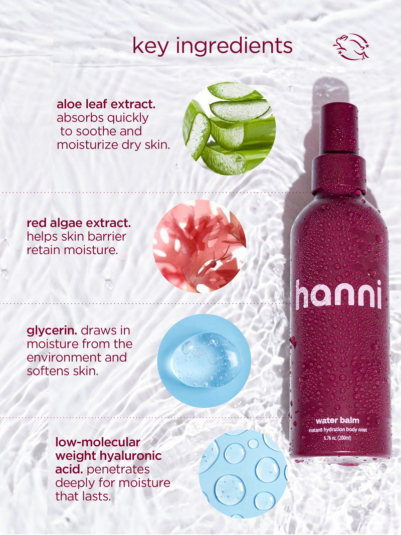 water balm - in-shower moisturizer | hanni - hanni | lazy bodycare for ...
