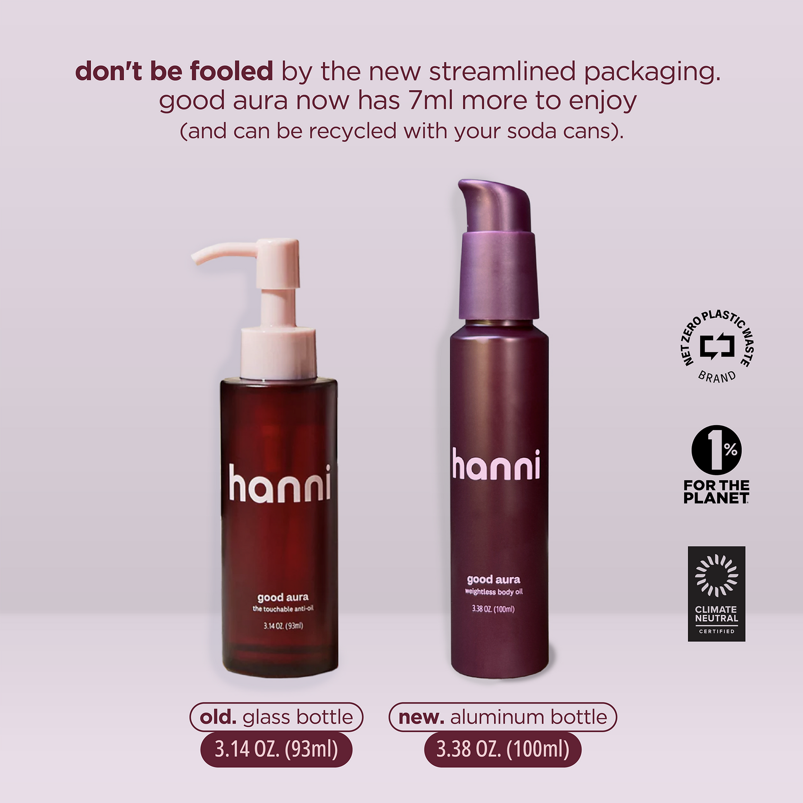 good aura - body oil - hanni | lazy bodycare for real people