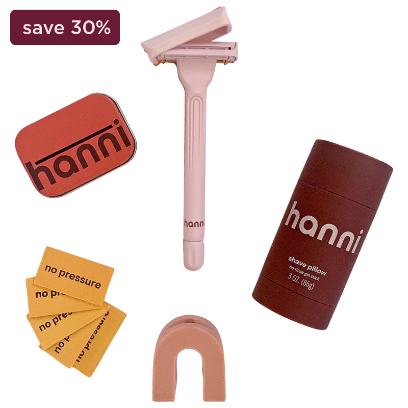safety razor shave set - hanni | lazy bodycare for real people