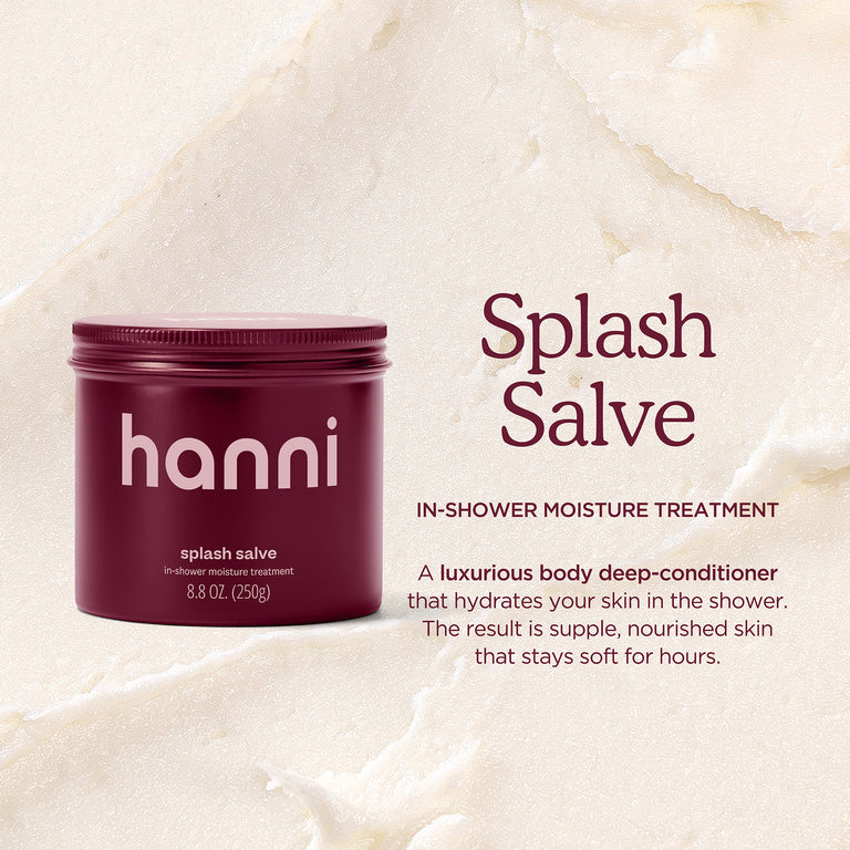 In-Shower Body Moisture Treatment - Splash Salve | hanni