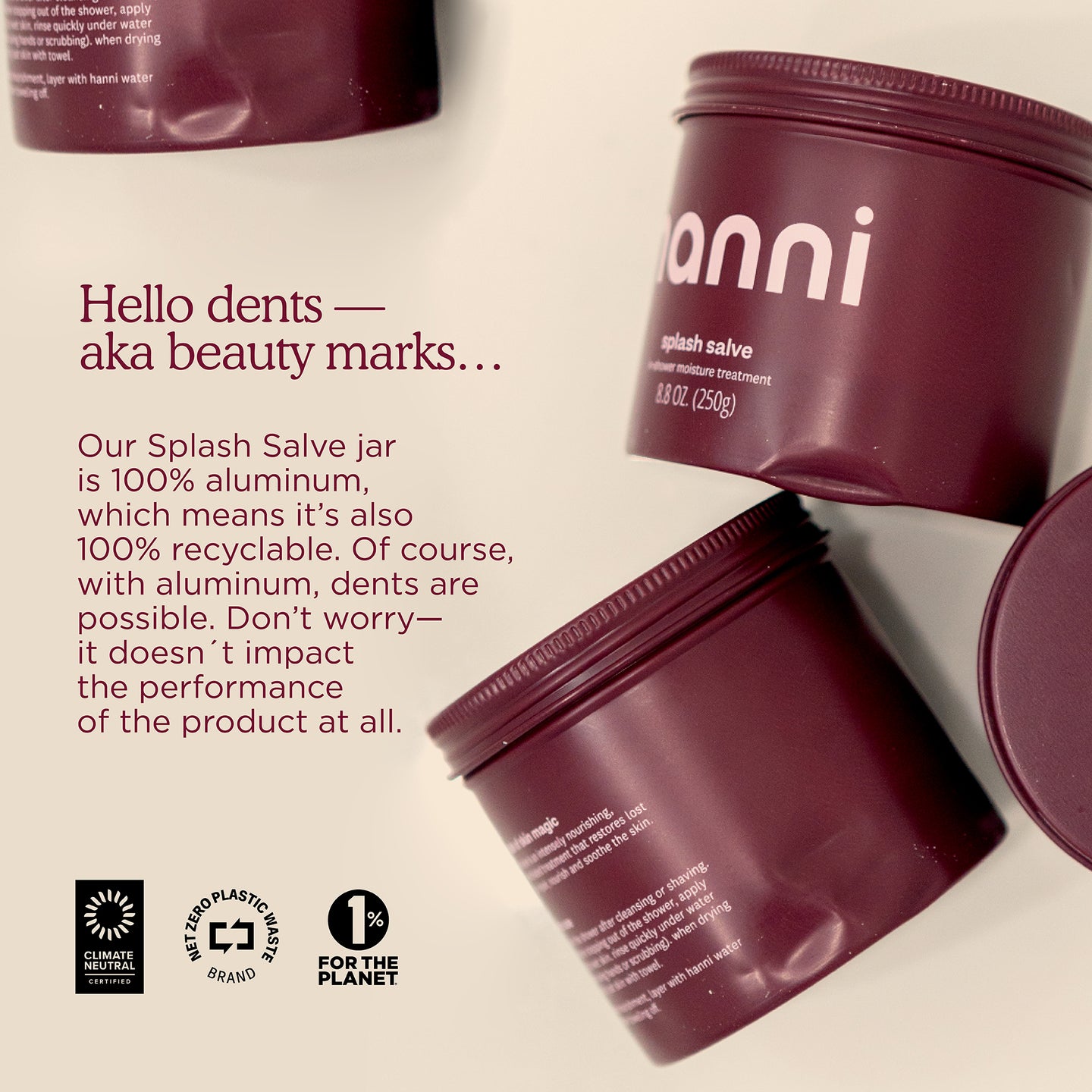 In-Shower Body Moisture Treatment - Splash Salve | hanni